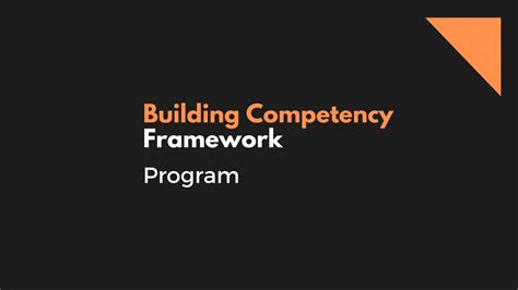 Building Competency Framework Alliance