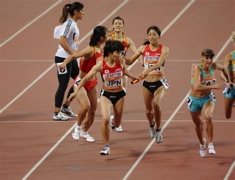 亚运会 女子4x400米接力决赛 佳能 Eos 1ds Mark Iii 样张 Pconline数码相机样张库