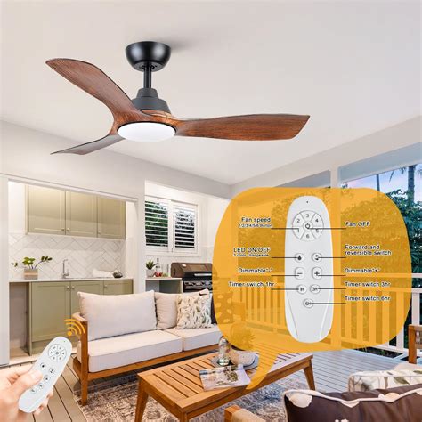 42 Inch Ceiling Fan With Lights And Remote Smart Ceiling Fans