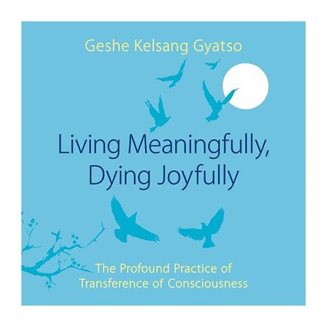 Living Meaningfully Dying Joyfully Intermediate Buddhist Meditation Book