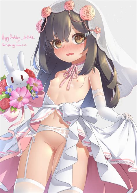 Karv Baigao Ji Baigao Original Absurdres Highres Girl Blush Borrowed Character