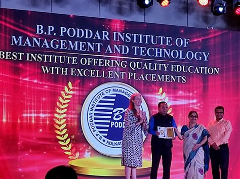 Achievements B P Poddar Institute Of Management And Technology