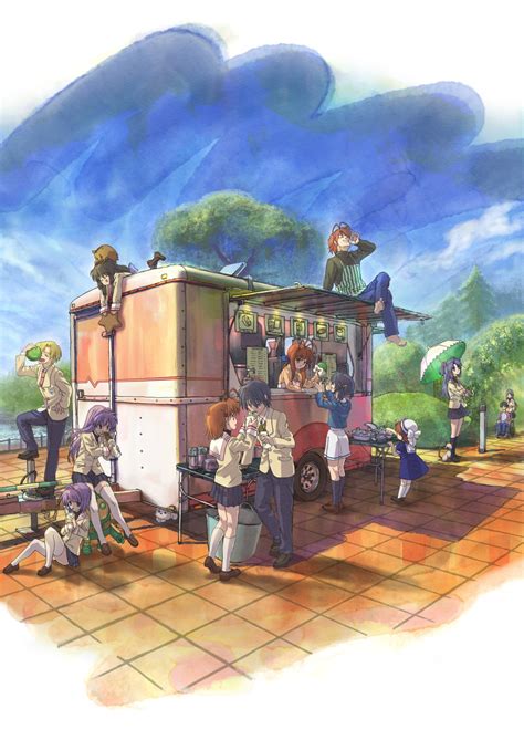Fujibayashi Kyou Furukawa Nagisa Ibuki Fuuko Sakagami Tomoyo