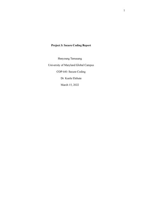 Secure Coding Report Heebabe Tamasang Updated Project Secure Coding Report Heebabe
