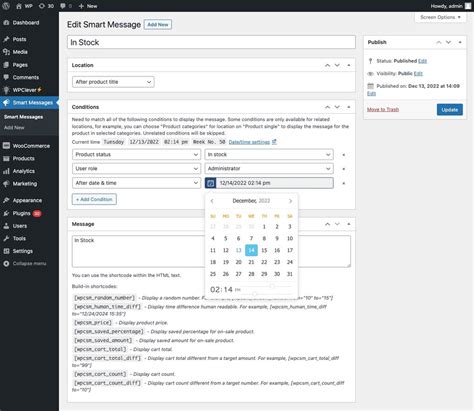 WPC Smart Messages for WooCommerce pour WordPress Télécharger