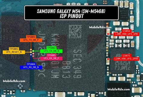 Samsung Galaxy M Sm M B Ufs Isp Pinout Test Point