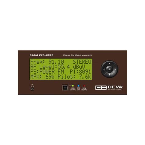 Deva Radio Explorer Mobile Fm Radio Analyzer Rf Monitoringmeasuring