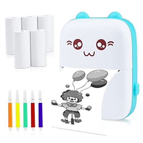 Mini Thermal Printer Bluetooth Labler Maker Portable Label Printer Mini Printer Compatible With