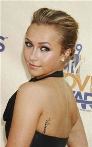 Hayden Panettiere Tattoo