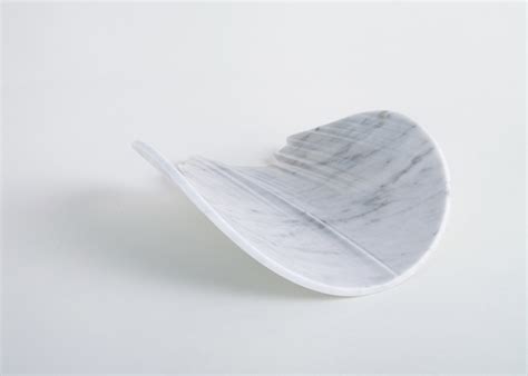 Monolith Eroded Marble Tableware By Shira Keret