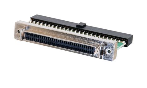 Internal Scsi Idc50 Female To External Scsi 3 Md68 Female Adapter Blue Square Power