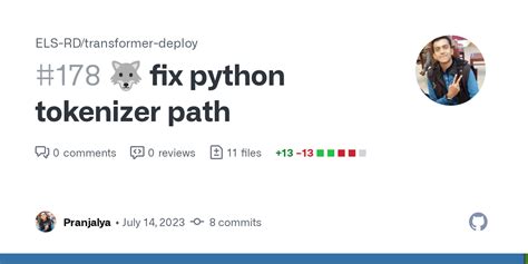 Wolf Fix Python Tokenizer Path By Pranjalya · Pull Request 178 · Els