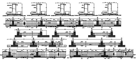 Beam Schedule Column Section And Constructive Structure Details Dwg File