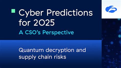 Cybersecurity Trends 2025 Quantum Decryption And Supply Chain Risk