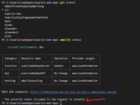 Amplify Publish Stopped Working After Updating Access And Secret Keys · Issue 10998 · Aws