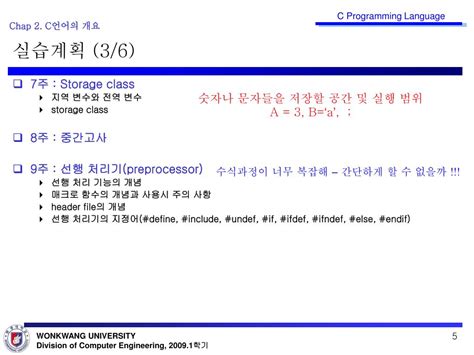 Ppt C 언어 및 실습 C Language And Practice Powerpoint Presentation Id