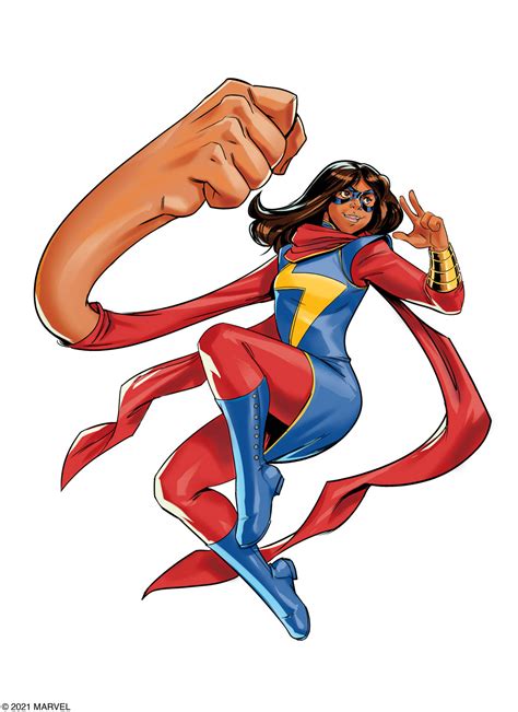 Download Ms Marvel Comic Art Wallpaper