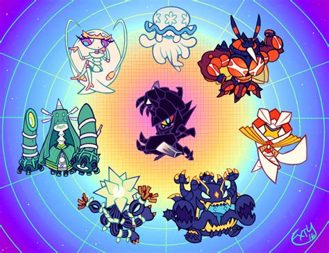 Extyrannomon Artist Blacephalon Buzzwole Celesteela Guzzlord