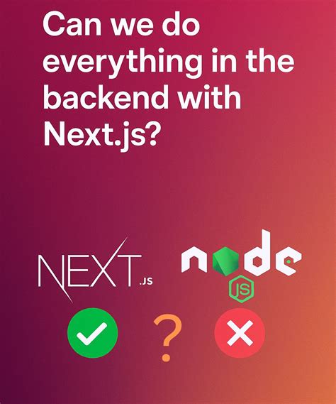 Nextjs Fullstack Webdevelopment Nodejs Backend
