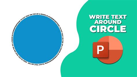 How To Write Text Around A Circle In Powerpoint Youtube