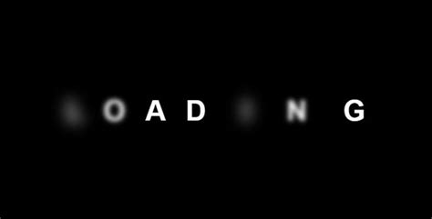 smoky text loading animation code market