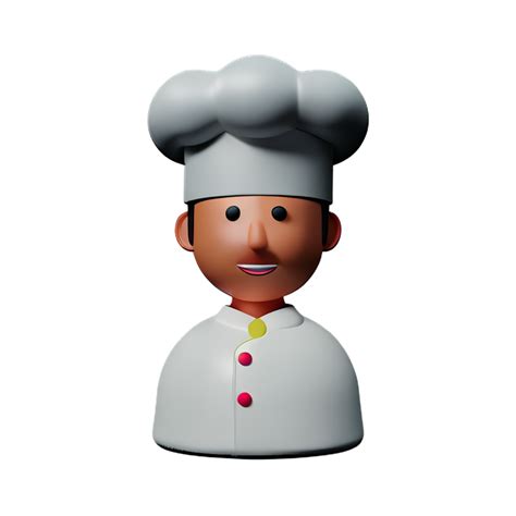 Chef Face 3d Rendering Icon Illustration 28581219 Png