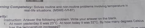 Solved Rning Competency Solves Routine And Non Routine Problems