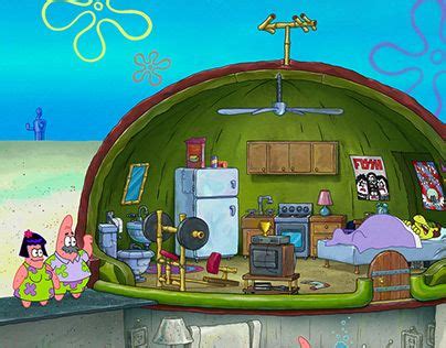 Patrick S House Land Of Ooo Tree Fort Spongebob House