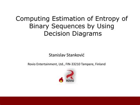 Ppt Computing Estimation Of Entropy Of Binary Sequences By Using