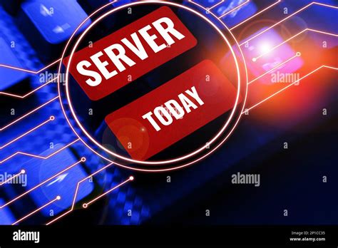 Hand Writing Sign Server Concept Meaning Computer Program Which