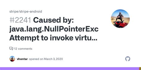 Caused By Javalangnullpointerexception Attempt To Invoke Virtual