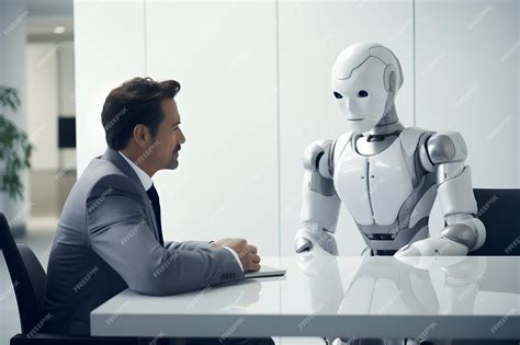 일상 생활에서 인공지능 Ai 윤리 미래 개념 아이디어 미래 로 사이버 크 프리미엄 사진