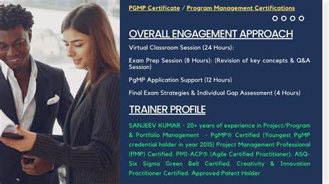 Ppt Pgmp Certificate Pgmp Program Management Certifications Training And Assessment