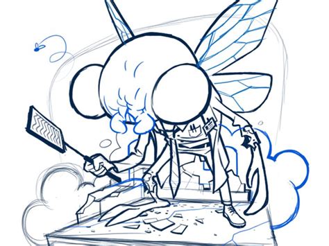 The Fly Step By Step Animated Gif Horror Characters Classic Horror Character Design