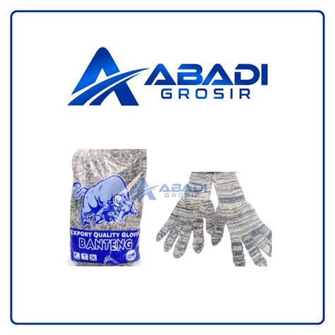 Sarung Tangan Pekerja Banteng Loreng Abadi Grosir