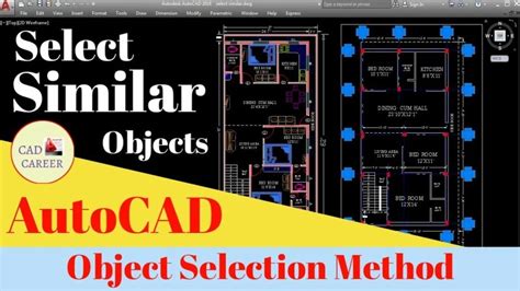 Select Similar In Autocad Objects Selection Methods In Autocad