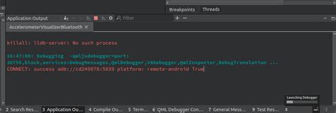 Unable To Debug The Android Application Waiting For Debugger Qt Forum