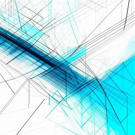 Abstract Geometric Composition With Circles Squares And Lines Backgrounds And Patterns In The