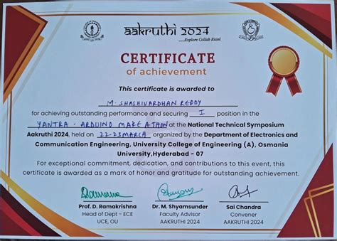 Achievementunlocked Engineeringexcellence Arduino Aakruthi2024