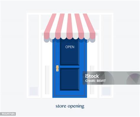 그랜드 오프닝 배너입니다 스토어 오프닝 도어 저장 서식 파일 배너 전단지 디자인 요소 오프닝 이벤트에 대 한 개념에 대한 스톡 벡터 아트 및 기타 이미지 Istock
