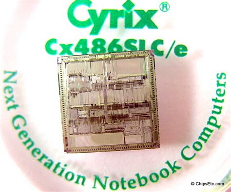 Cyrix Semiconductor Vintage Computer Chip Collectibles Memorabilia