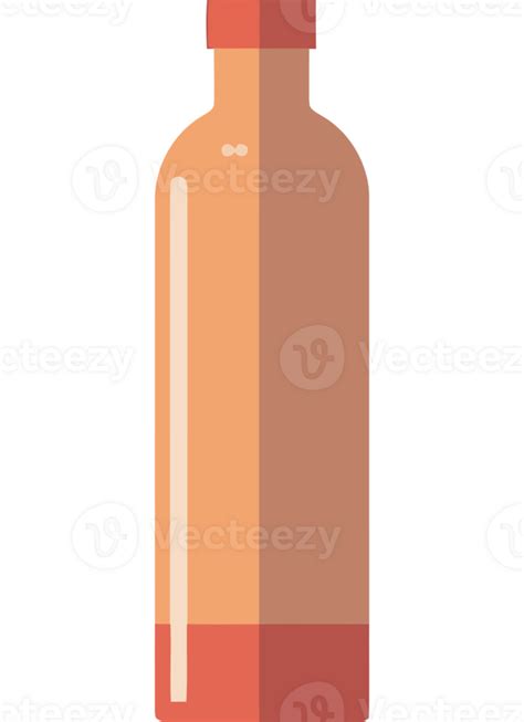 Orange Plastic Bottle Product Icon Isolated 53341382 Png