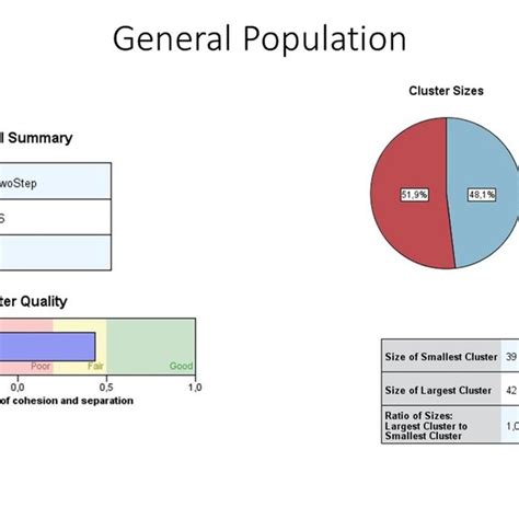 3 The Model Summary And Cluster Quality Of Cluster Analysis I For