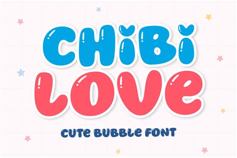 Chibi Love Fuente Por Situjuh · Creative Fabrica