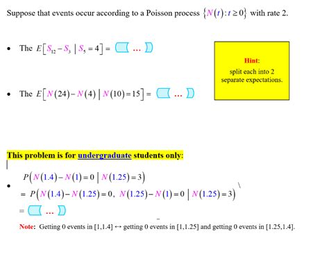 Solved Suppose That Events Occur According To A Poisson Chegg Com