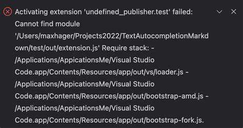 Visual Studio Code Why Is Typescript Vsc Extension Not Working
