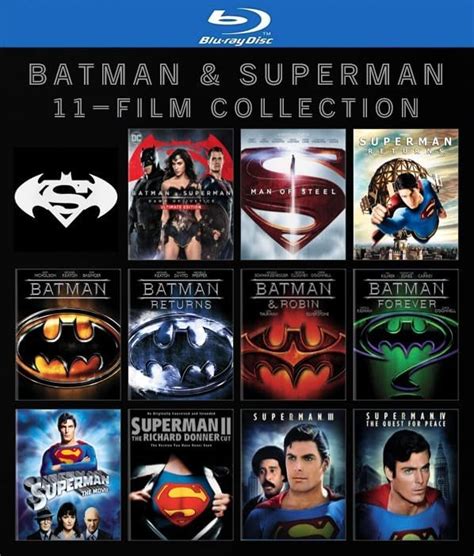 Batman And Superman 11 Film Collection [blu Ray] Batman V Superman Dawn