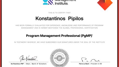 My Pmi Pgmp® Experience A Strategic Journey
