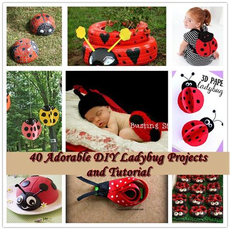 40 Adorable Diy Ladybug Projects And Tutorial Ladybug Crafts Ladybug Ladybug Wreath