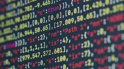 Coding Ux Ui Script Text On Screen Html5 In Editor For Website